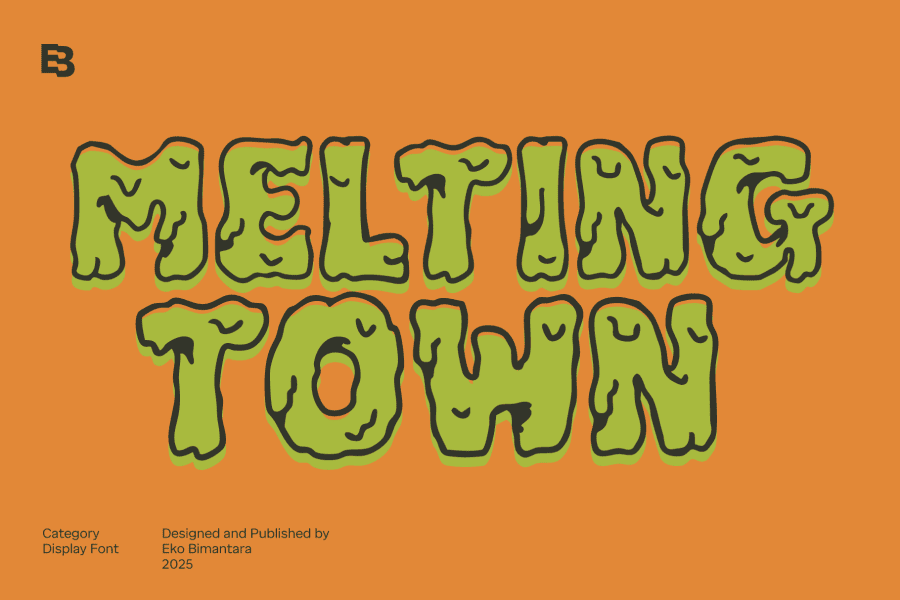 Melting Town Font · 1001 Fonts