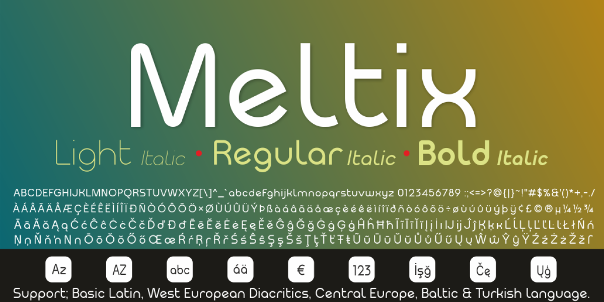 Meltix Font Family · 1001 Fonts
