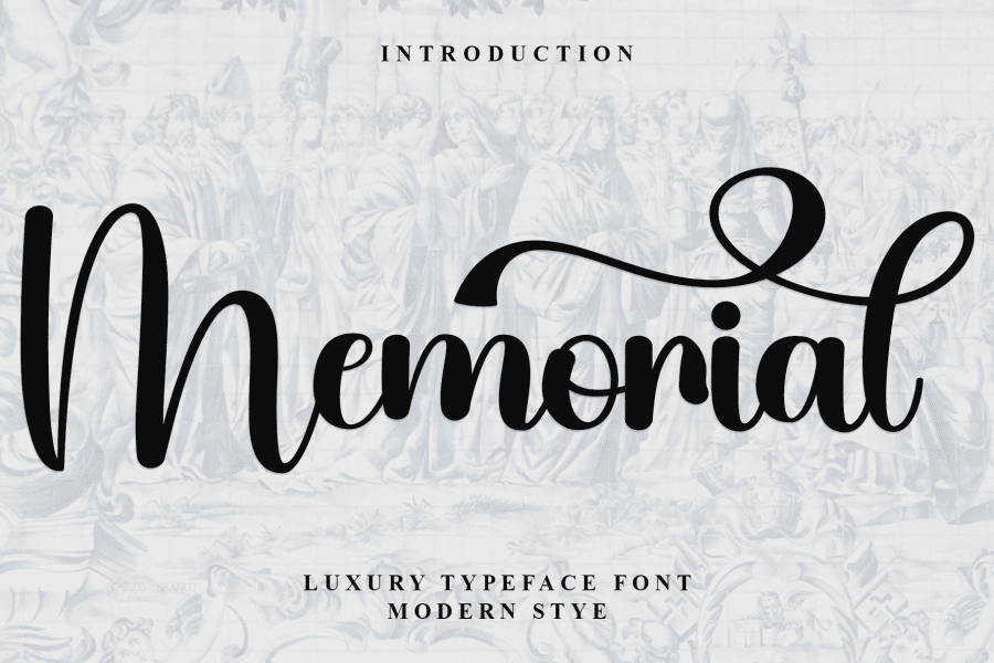 Memorial Font · 1001 Fonts