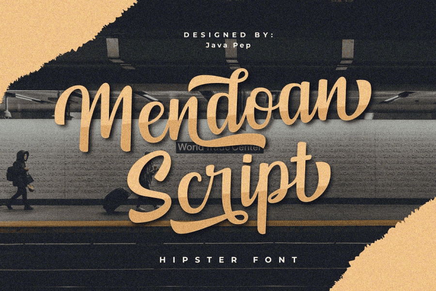 Mendoan Script Demo Font · 1001 Fonts
