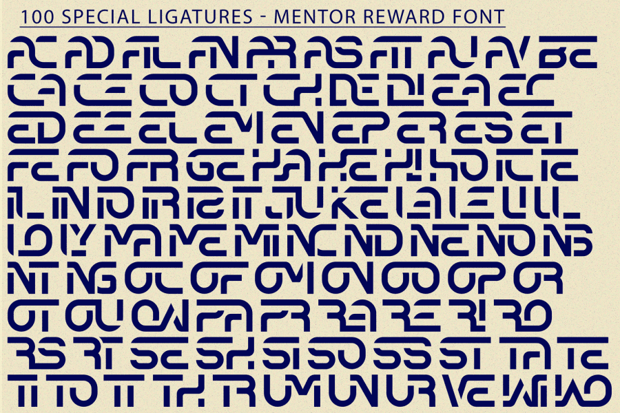 Mentor Reward Demo Font · 1001 Fonts