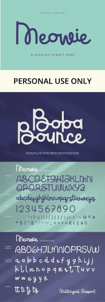 6 Free Beautiful, Rough, Cute Fonts · 1001 Fonts