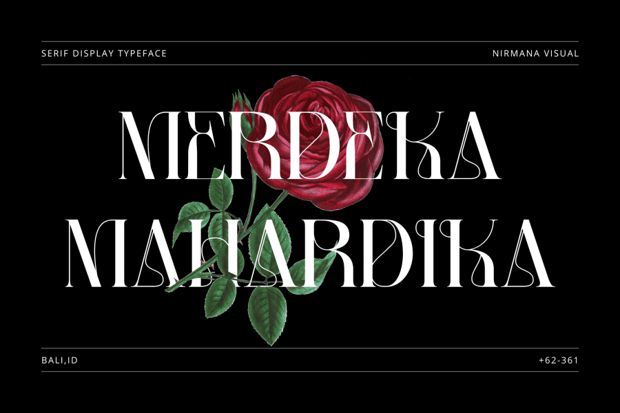 Merdeka Mahardika - Demo Version Font · 1001 Fonts