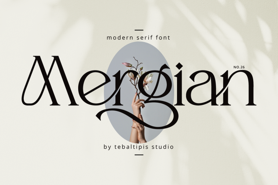 Mergian Regular Font · 1001 Fonts
