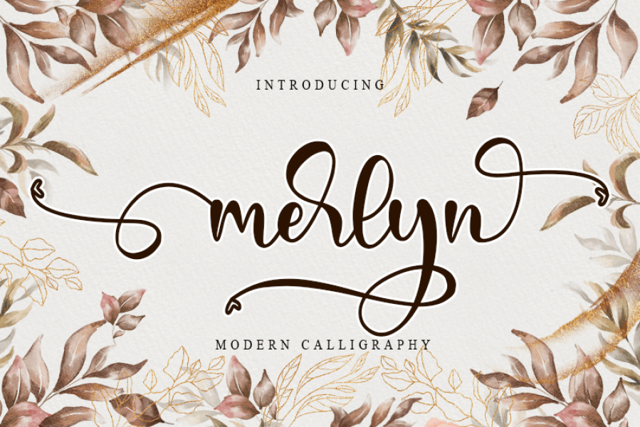 Merlyn Font · 1001 Fonts