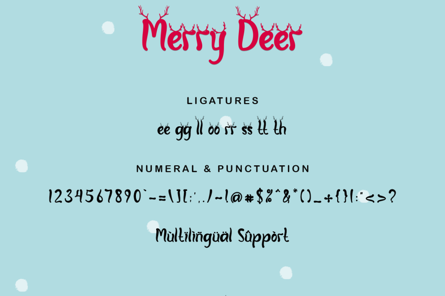 2 Free Deer Fonts · 1001 Fonts