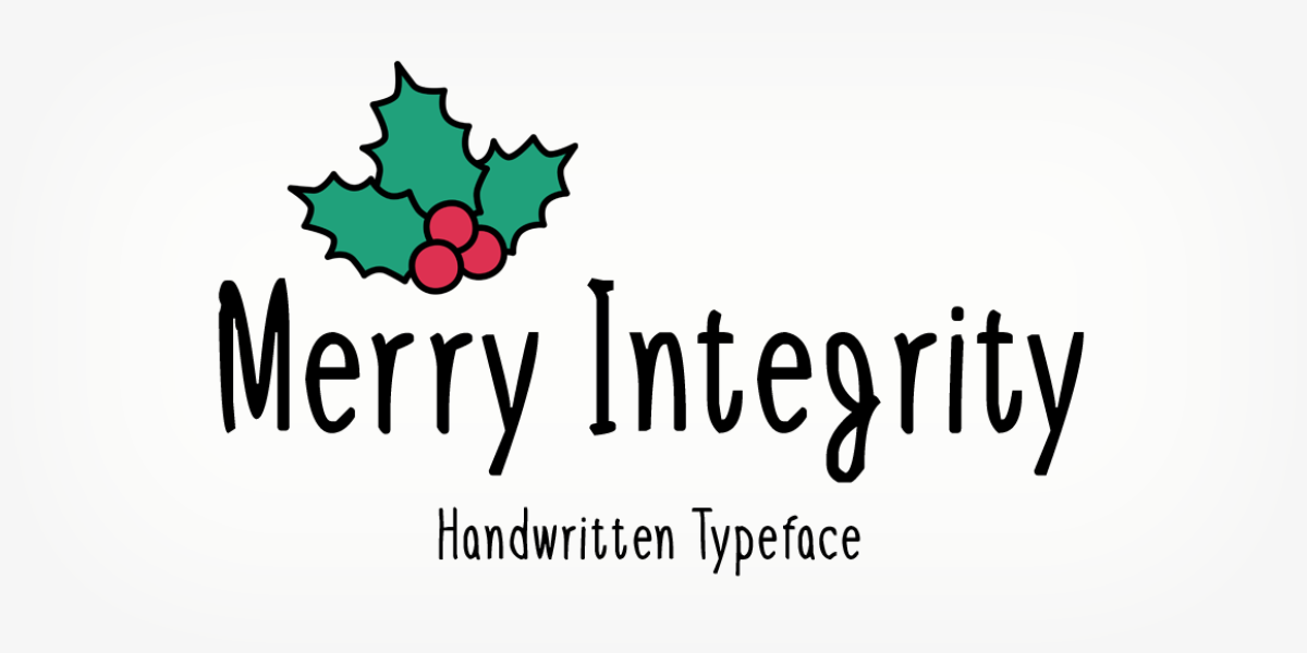 Merry Integrity Font · 1001 Fonts