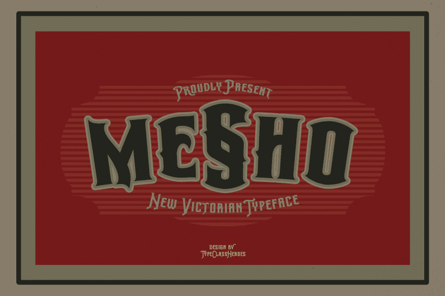 Mesho DEMO Font · 1001 Fonts
