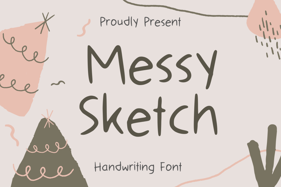 Messy Sketch Font · 1001 Fonts