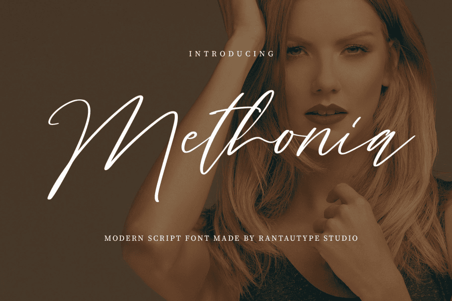 Methonia Font · 1001 Fonts