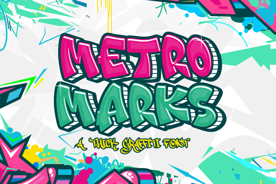 Metro Marks Font · 1001 Fonts