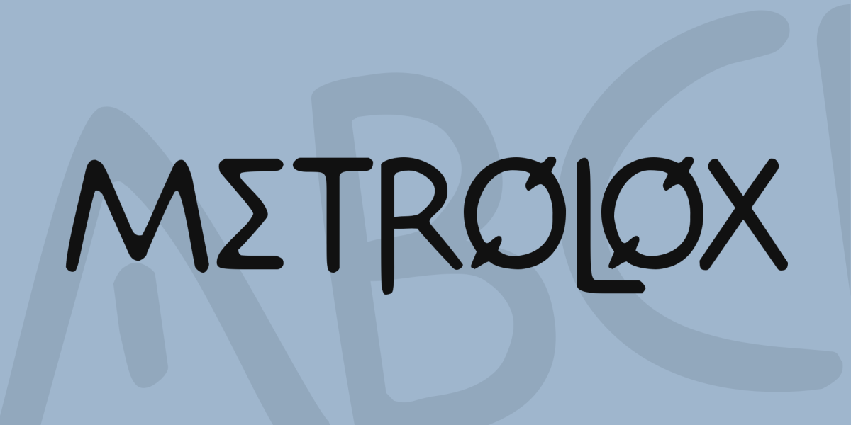 Metrolox Font · 1001 Fonts