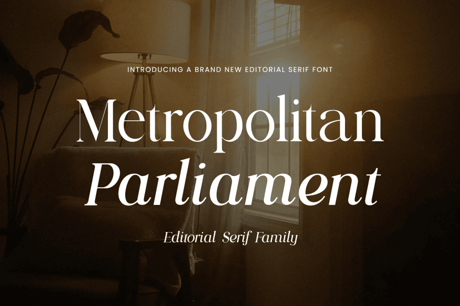 MetropolitanParliament Font Family · 1001 Fonts