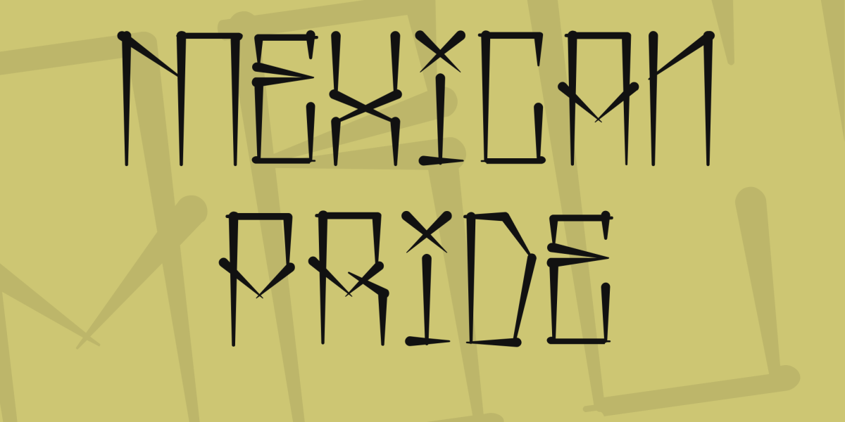 Mexican Pride Font · 1001 Fonts