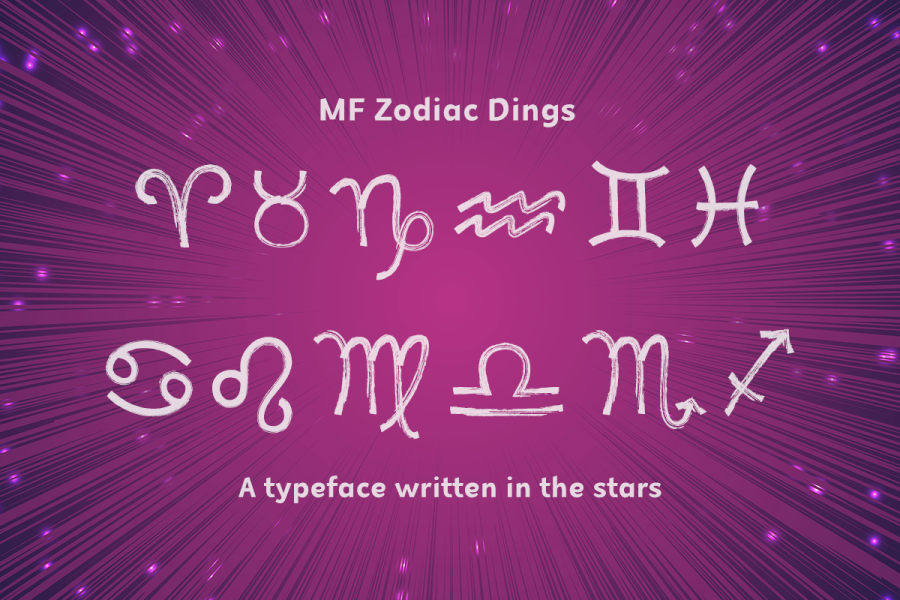 MF Zodiac Dings Font · 1001 Fonts