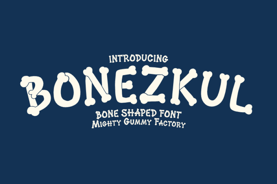 38 Free Bone Fonts · 1001 Fonts