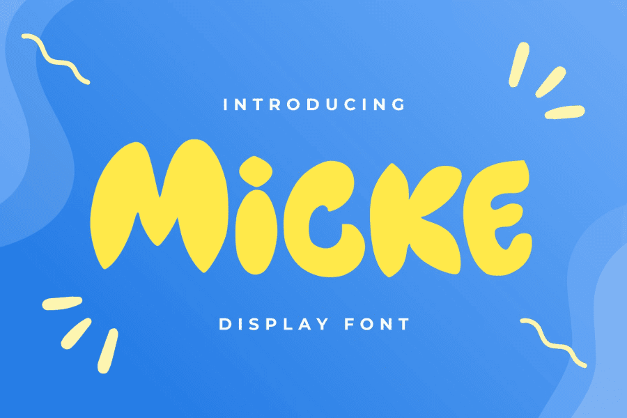 Micke Font · 1001 Fonts