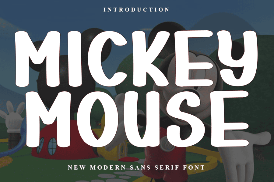 Mickey Mouse Font · 1001 Fonts