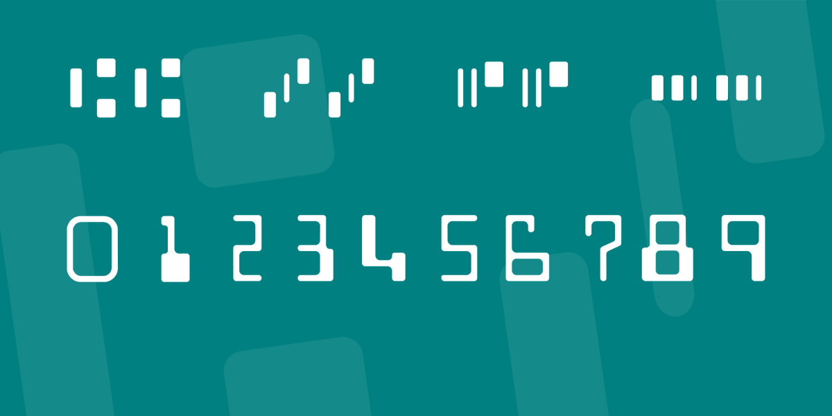 MICR Encoding Font · 1001 Fonts