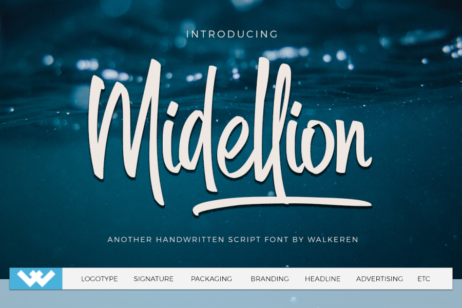 Midellion Demo Font · 1001 Fonts