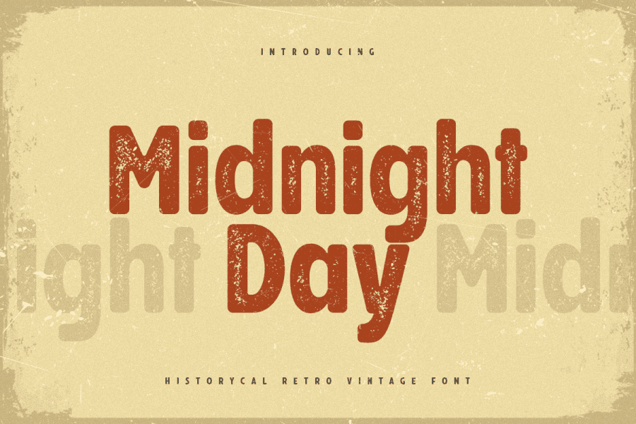 Midnight Day Font · 1001 Fonts