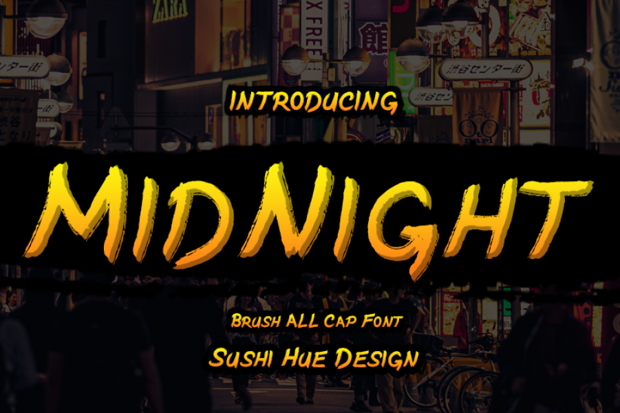 MidNight Font · 1001 Fonts