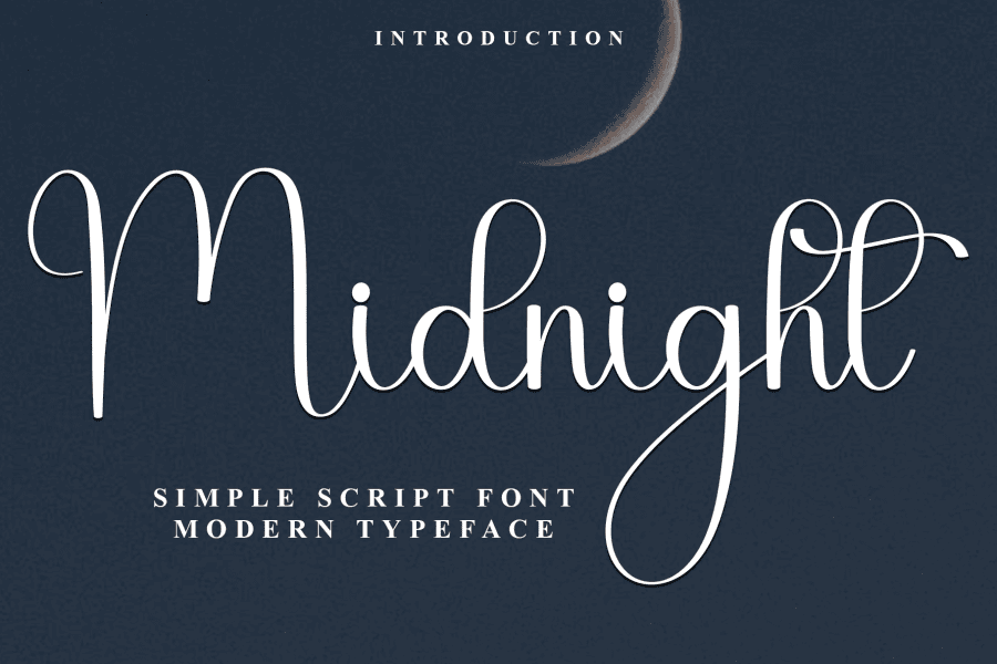 Midnight Sun Font · 1001 Fonts