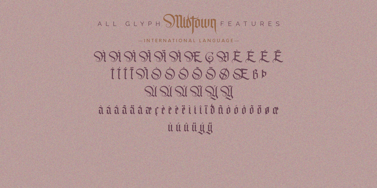Midtown Font Family · 1001 Fonts