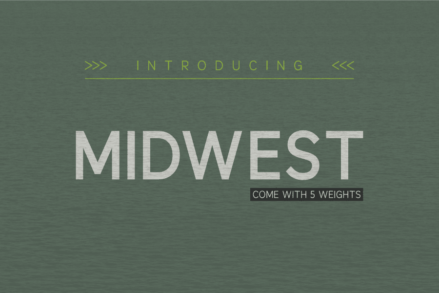 Midwest Font Family · 1001 Fonts