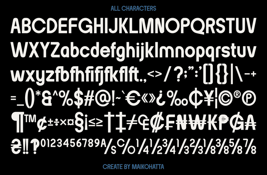 Mifik Font · 1001 Fonts