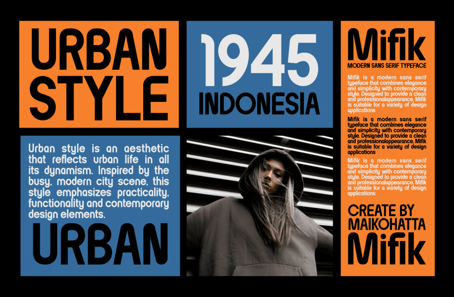 Mifik Font · 1001 Fonts