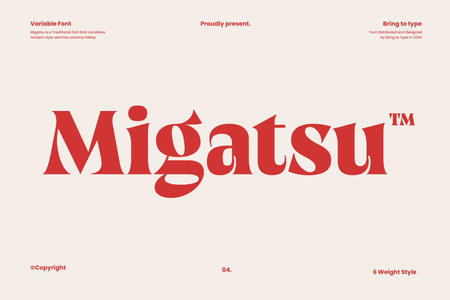 Migatsu Font Family · 1001 Fonts