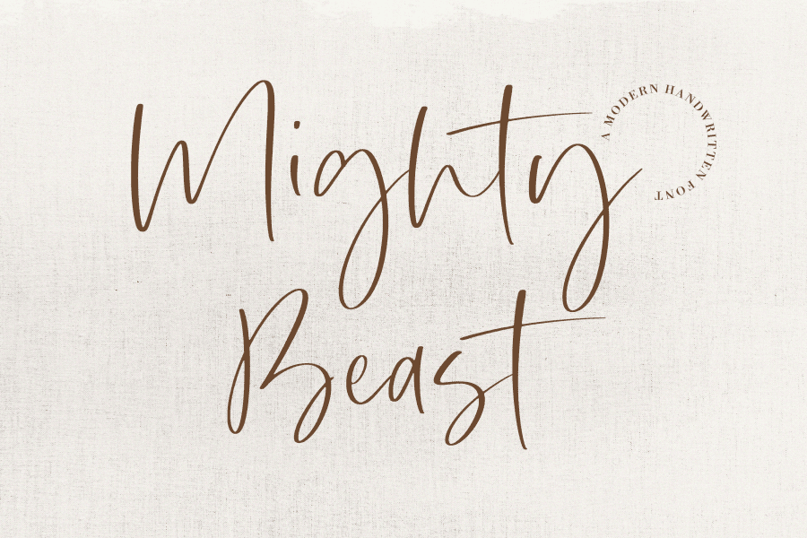 Mighty Beast Font · 1001 Fonts