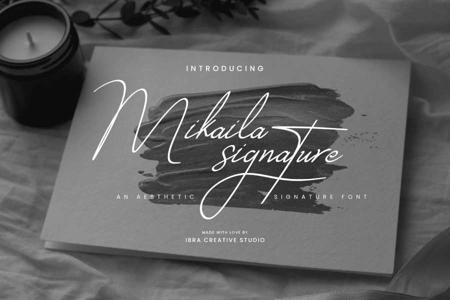 Mikaila Signature Font · 1001 Fonts