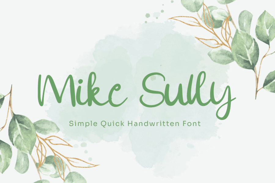 Mike Sully Font · 1001 Fonts