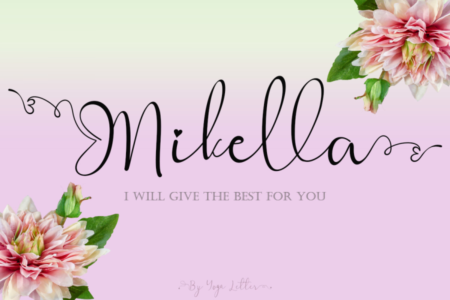Mikella Font · 1001 Fonts