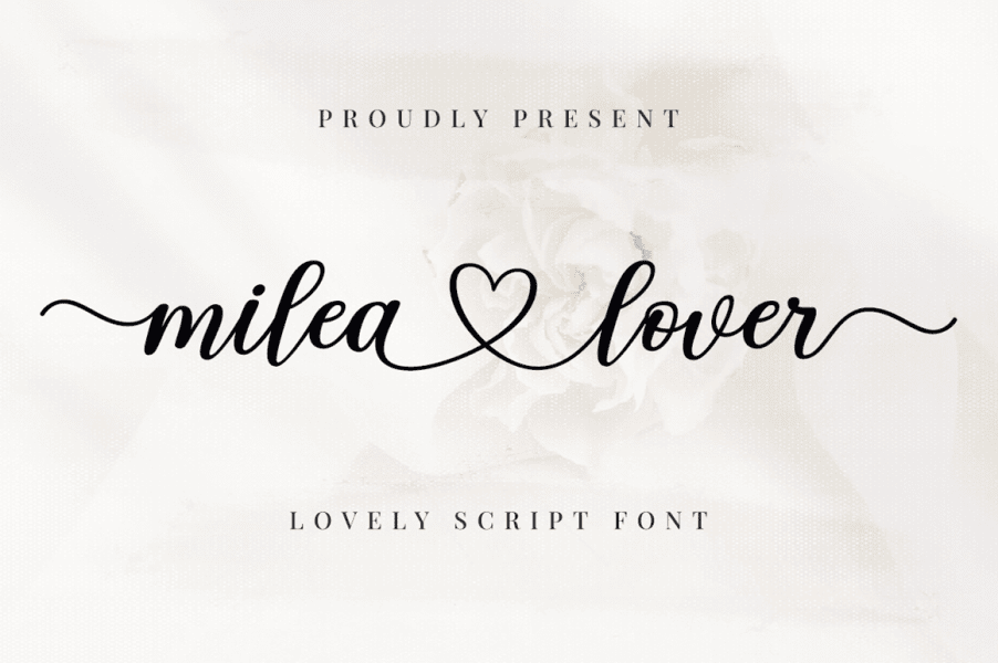 milea lover Font · 1001 Fonts