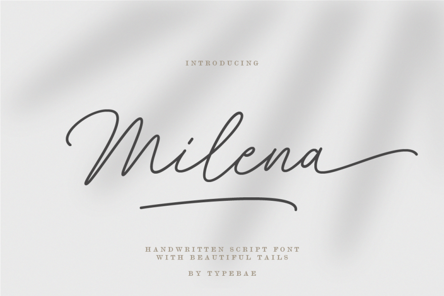 Milena Font · 1001 Fonts