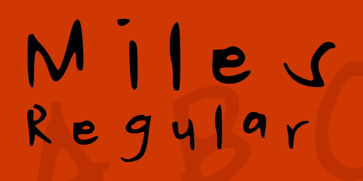 Miles Font · 1001 Fonts