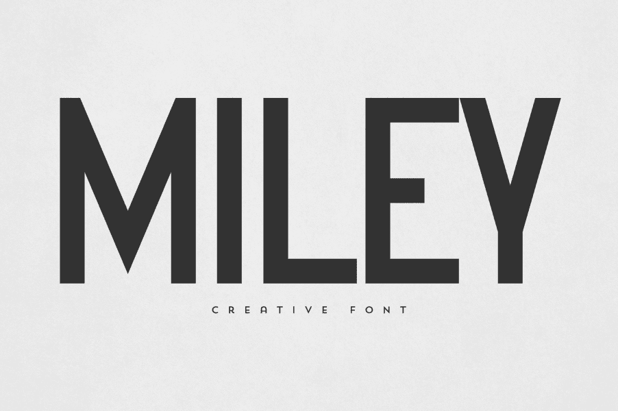 Miley Font · 1001 Fonts