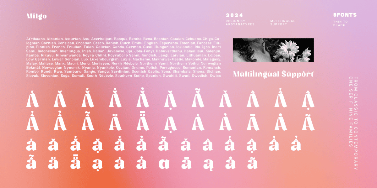 Milgo Font Family · 1001 Fonts