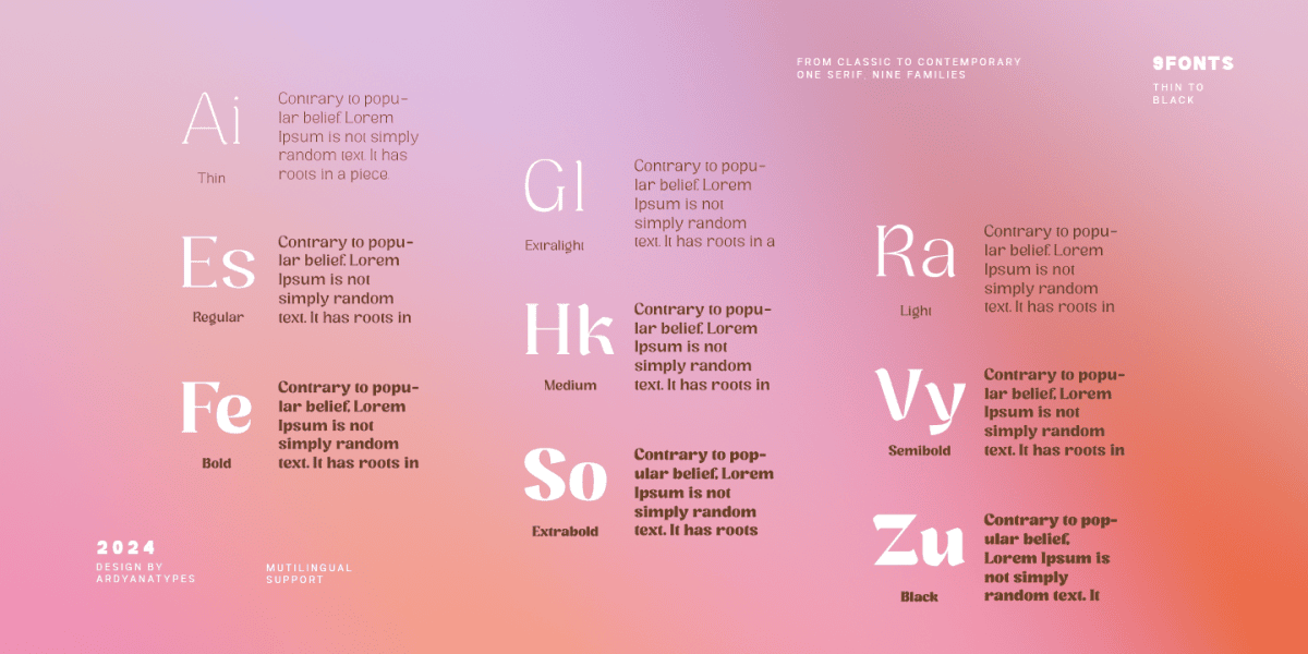 Milgo Font Family · 1001 Fonts