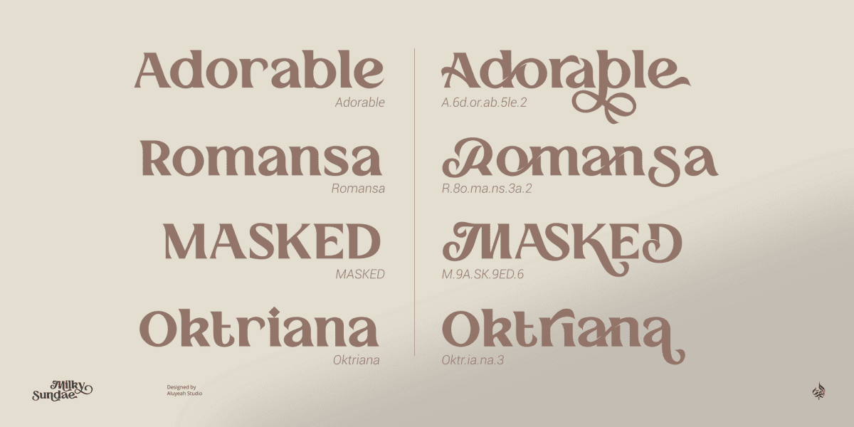 Milky Sundae Font · 1001 Fonts