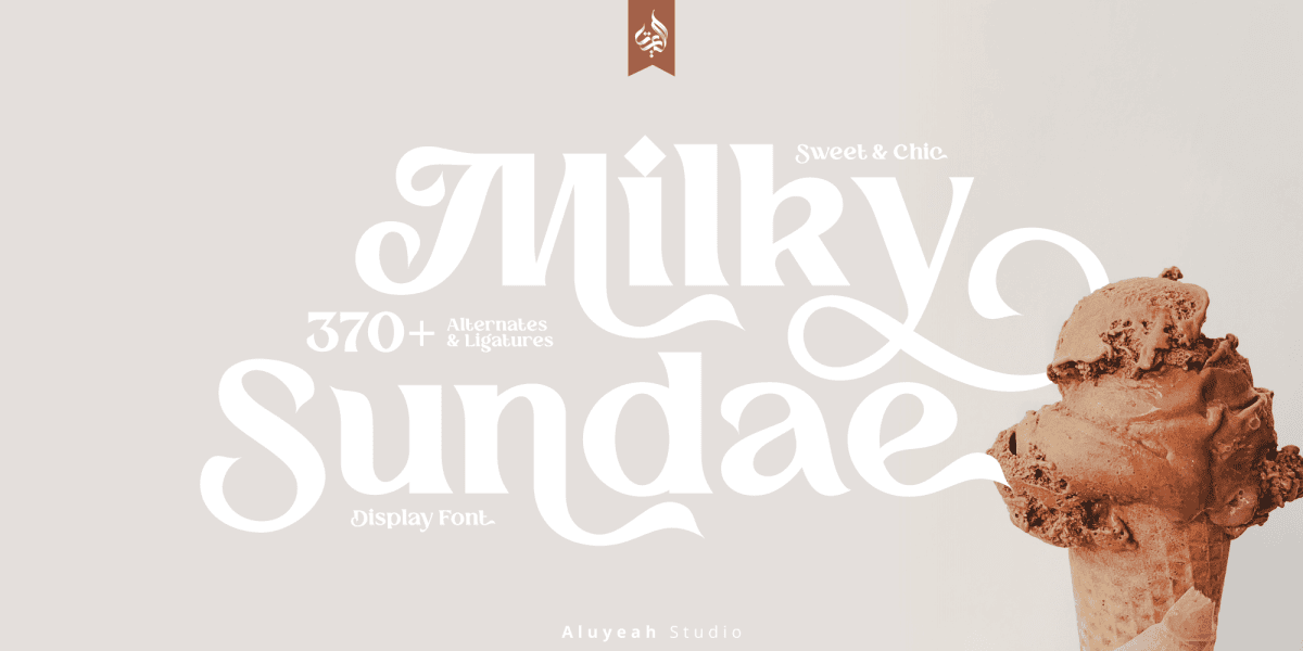 Milky Sundae Font · 1001 Fonts