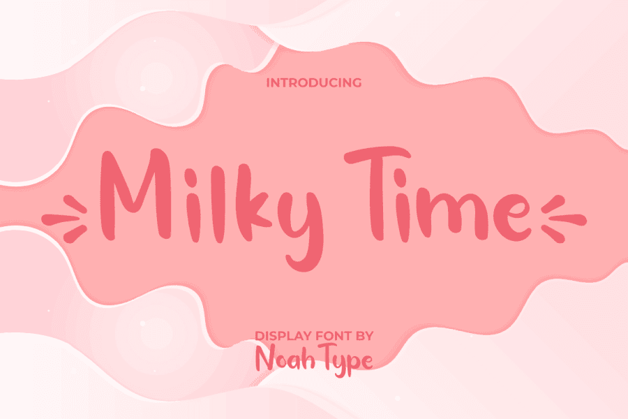 Milky Time Demo Font · 1001 Fonts