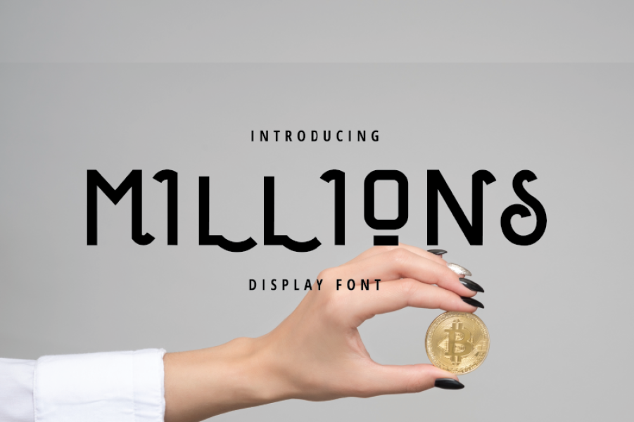 Millions Font · 1001 Fonts
