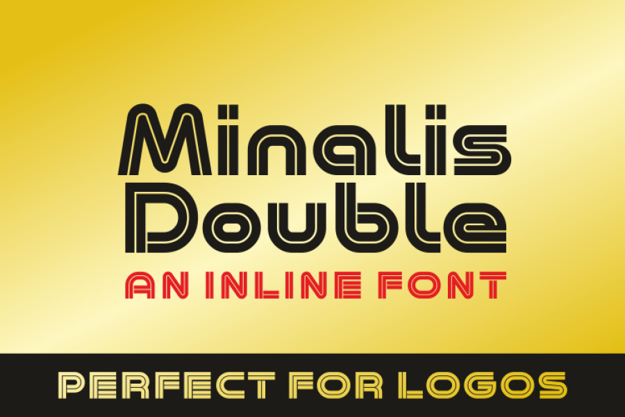 5 Free Double Fonts · 1001 Fonts