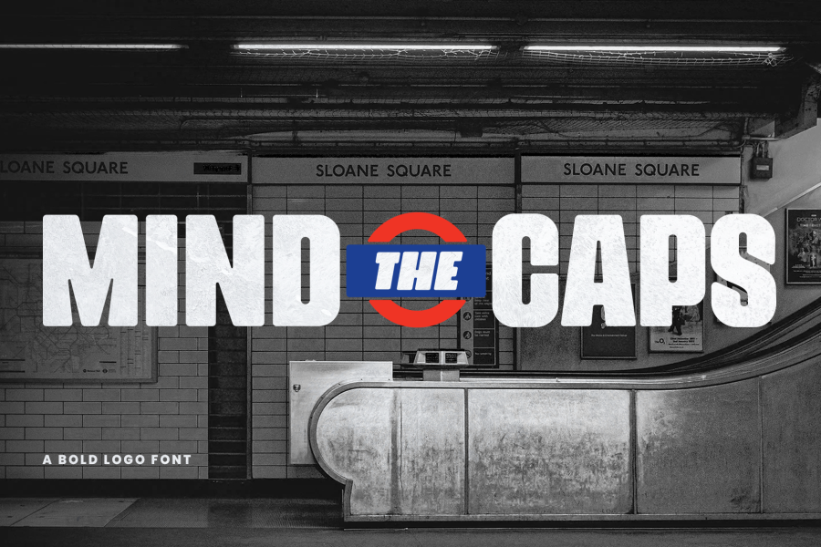 Mind The Caps Font · 1001 Fonts
