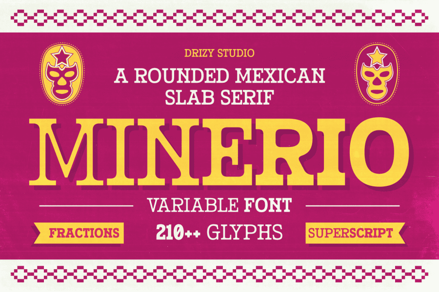 Minerio Font · 1001 Fonts