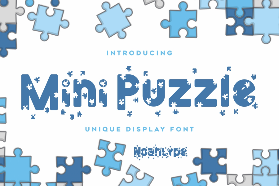 Mini Puzzle Demo Font · 1001 Fonts